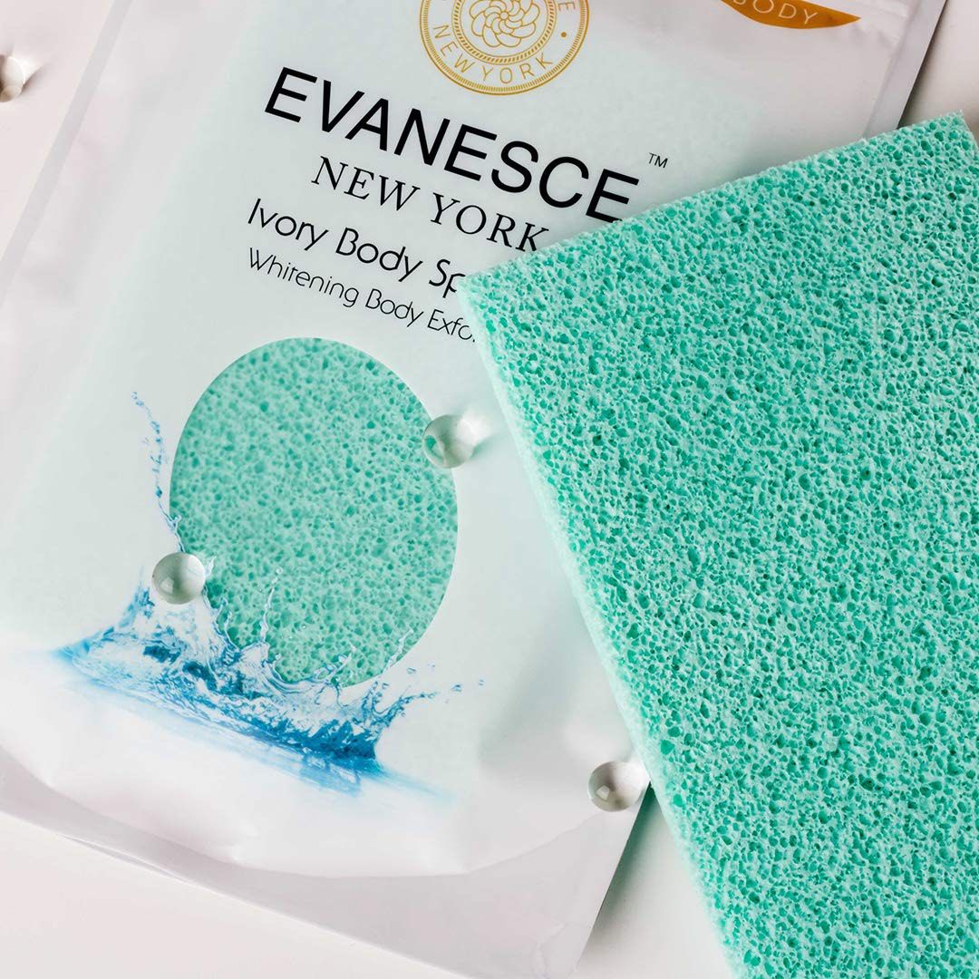 Evanesce New York Premium Ivory Body Bath sponge - Exfoliating Sponge ...