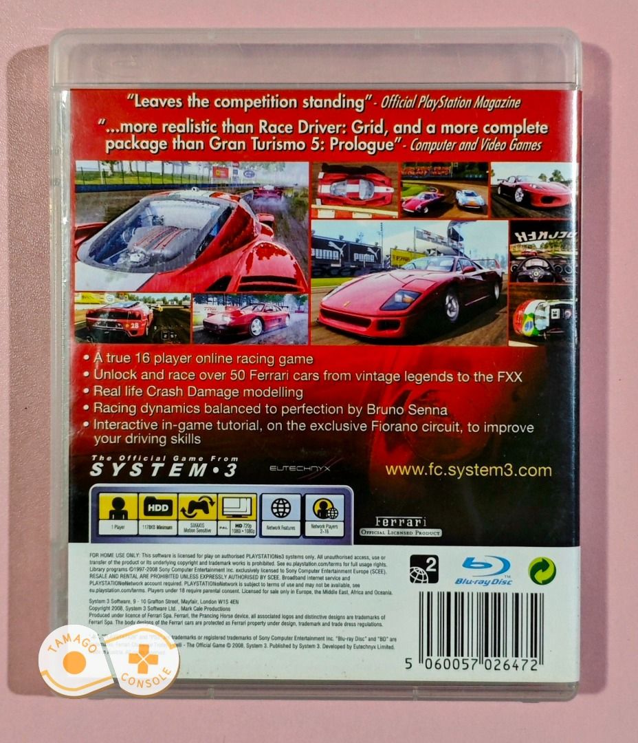 Ferrari Challenge - [PS3 Game] [ENGLISH Language], Video Gaming, Video ...