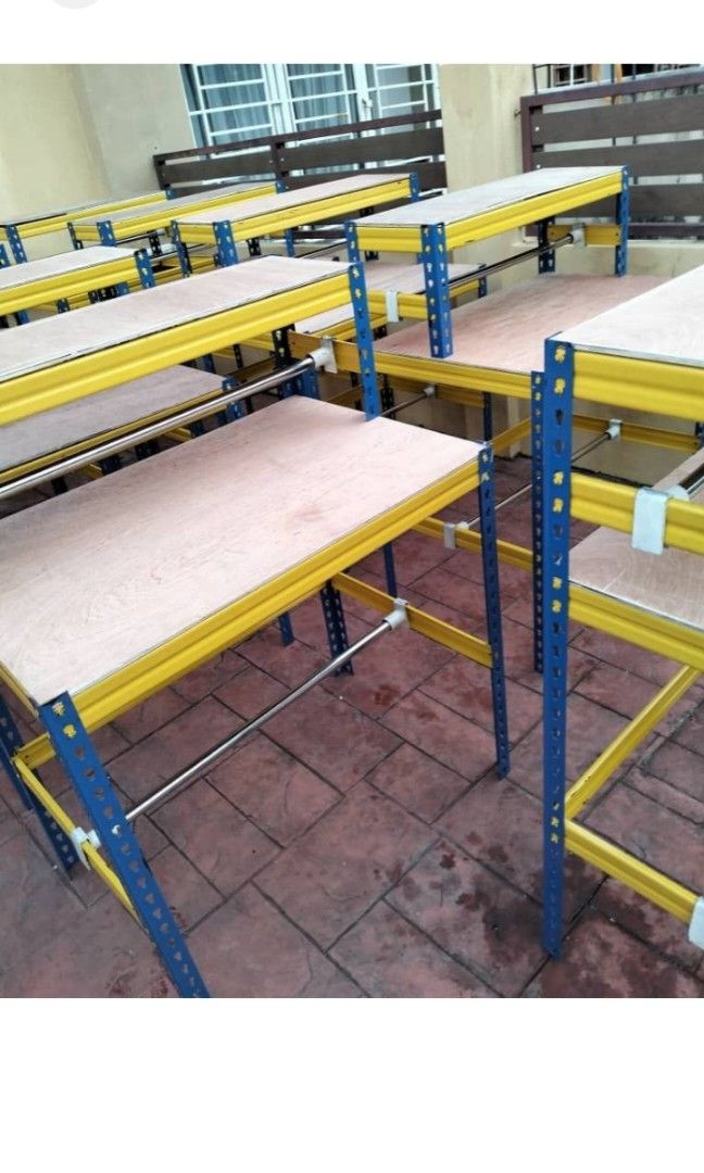 Heavy duty packaging table online seller packing table boltless rack ...