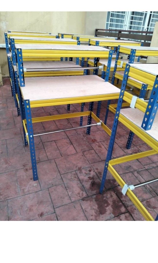 Heavy duty packaging table online seller packing table boltless rack ...
