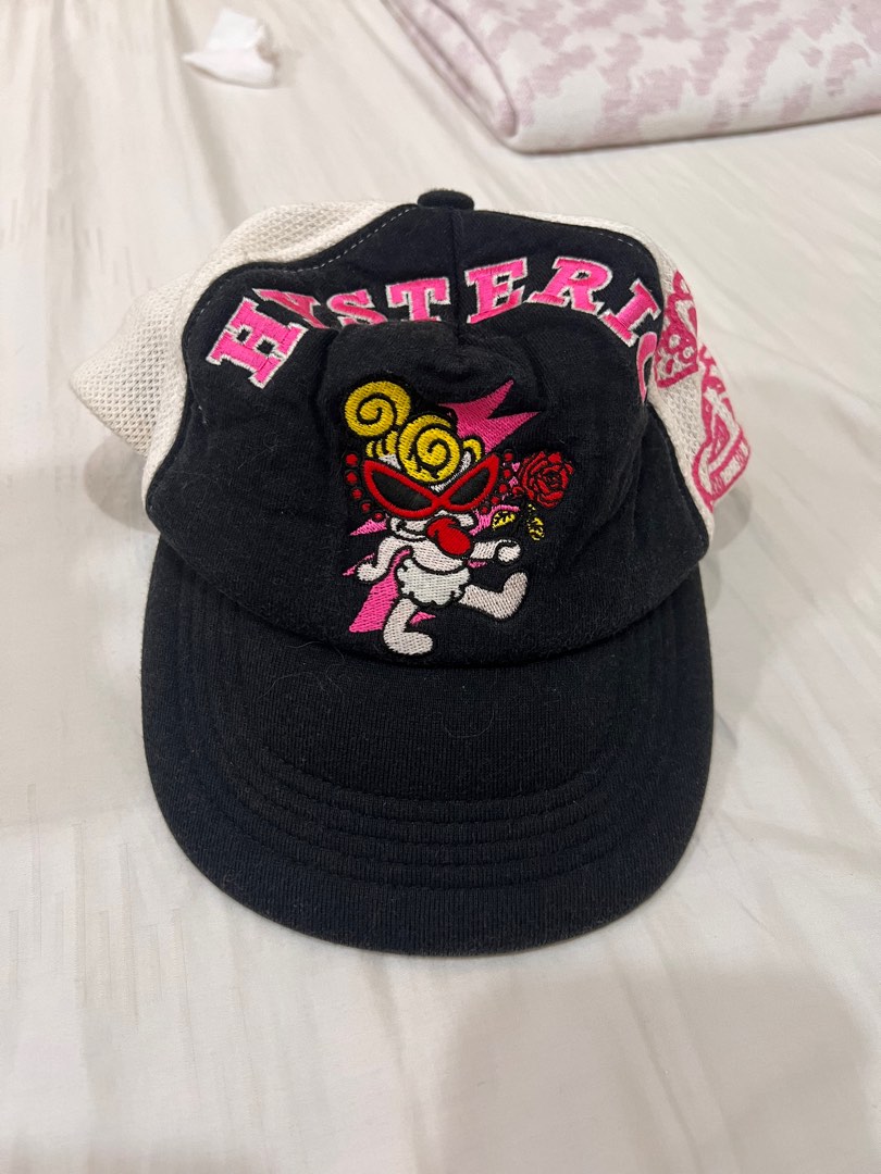 hysteric glamour pink black cap y2k stargirl coquette streetwear ...