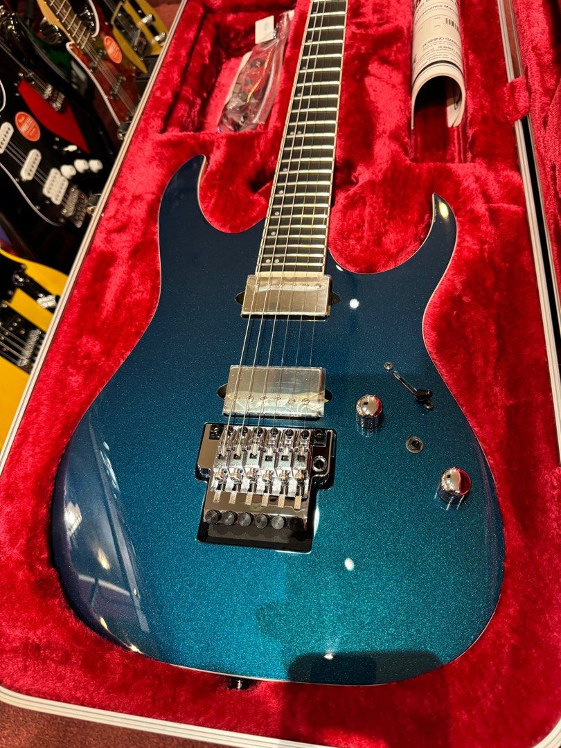 Ibanez Prestige RG5320C-DFM Electric Guitar W/Case, Deep Forest Green ...