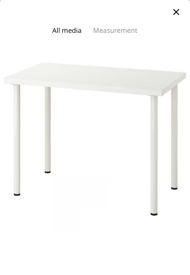 Ikea Adils White, Furniture & Home Living, Furniture, Tables & Sets on ...