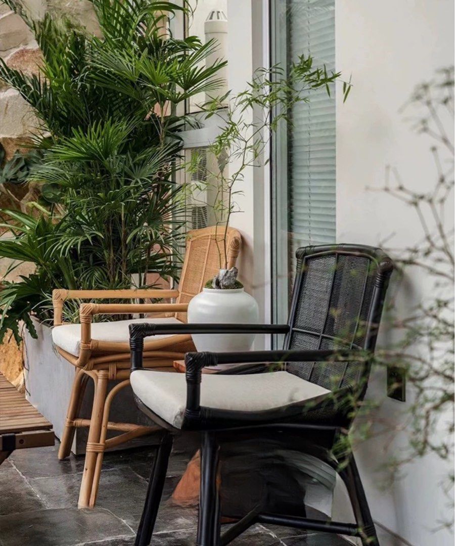 JACHE Indoor/Outdoor Rattan Chair on Carousell