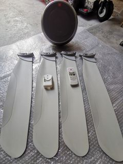 Teka Ceiling Fan (got 2unit)with remote control, Furniture & Home ...