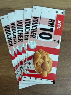 KFC Vouchers RM200, Tickets & Vouchers, Vouchers on Carousell