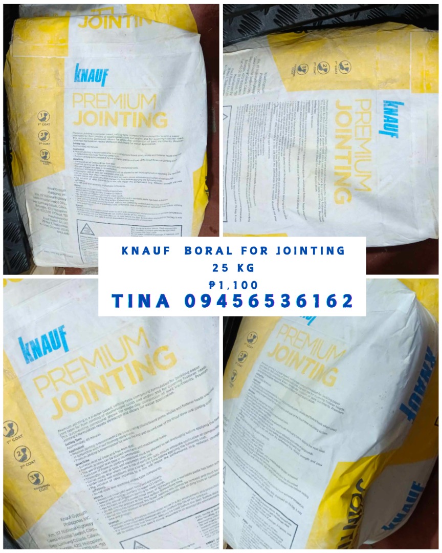 Knauf Boral for Jointing 25kls, Commercial & Industrial, Construction & Building Materials on ...