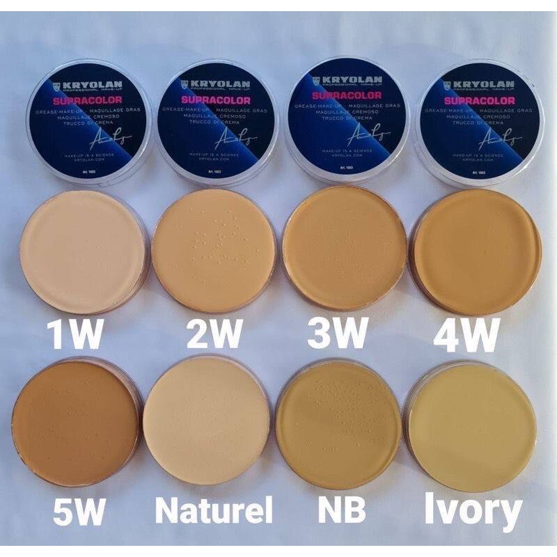 Kryolan Supra Foundation 55ml (Available :1W ,2W,4W & Naturel), Beauty ...