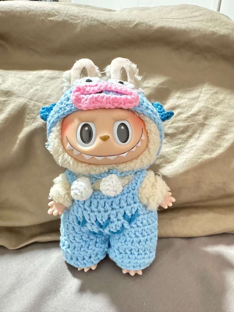 Labubu clothes crochet, Hobbies & Toys, Toys & Games on Carousell