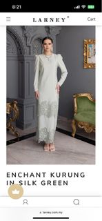 Larney Enchant M, Women's Fashion, Muslimah Fashion, Baju Kurung & sets ...