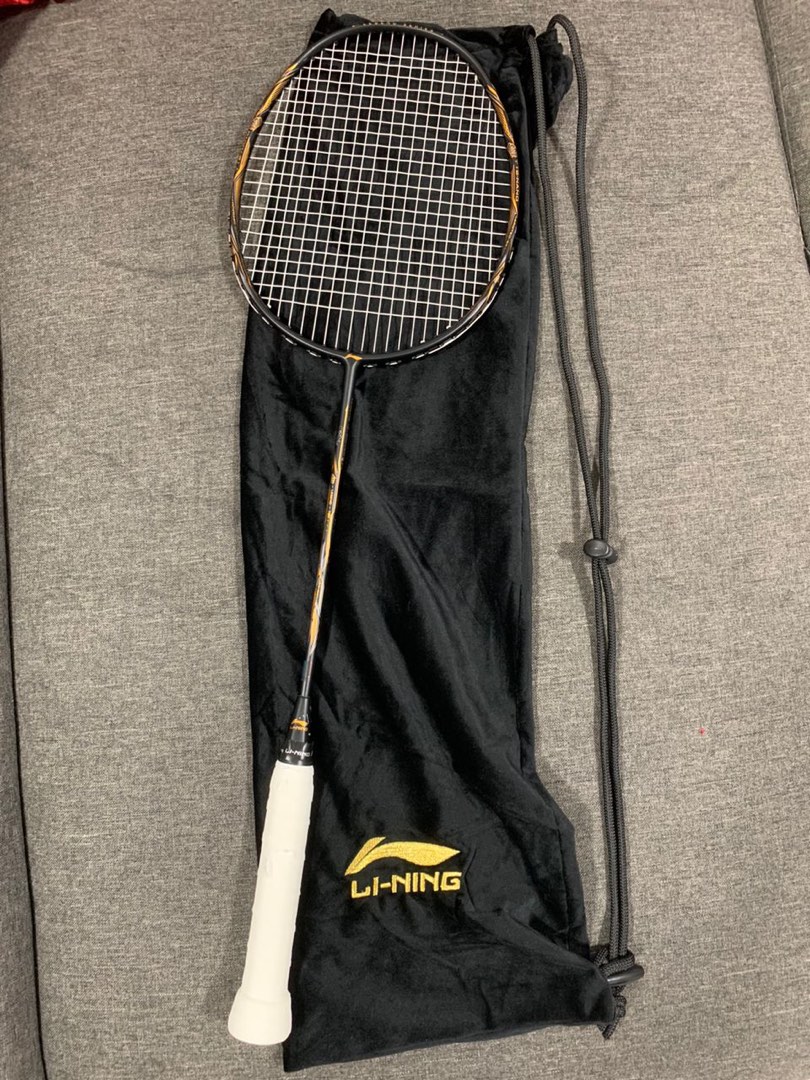 Li ning tbh legend series 3u head heavy badminton racket with bag cover ...