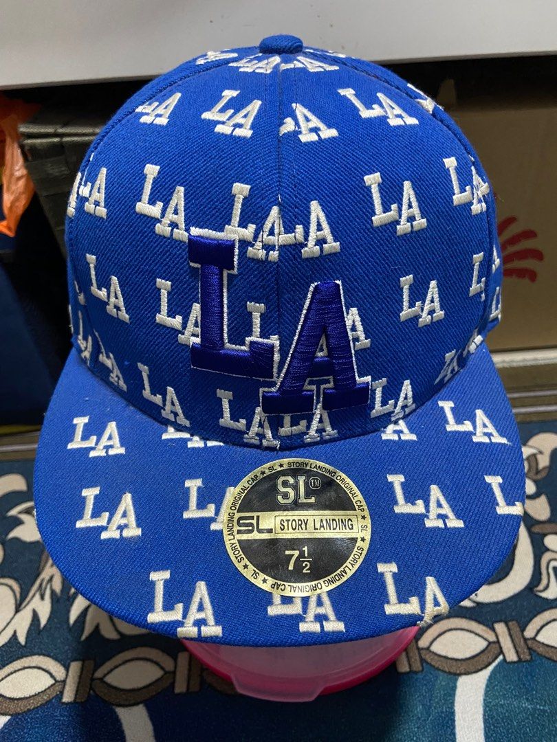 Los Angeles(LA) monogram cap, Men's Fashion, Watches & Accessories, Cap ...