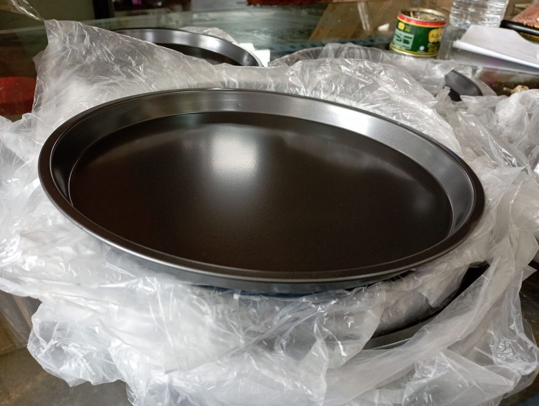 loyang piza bake bulat non-stick pan bulat 9, 10, 12 inci, Furniture ...