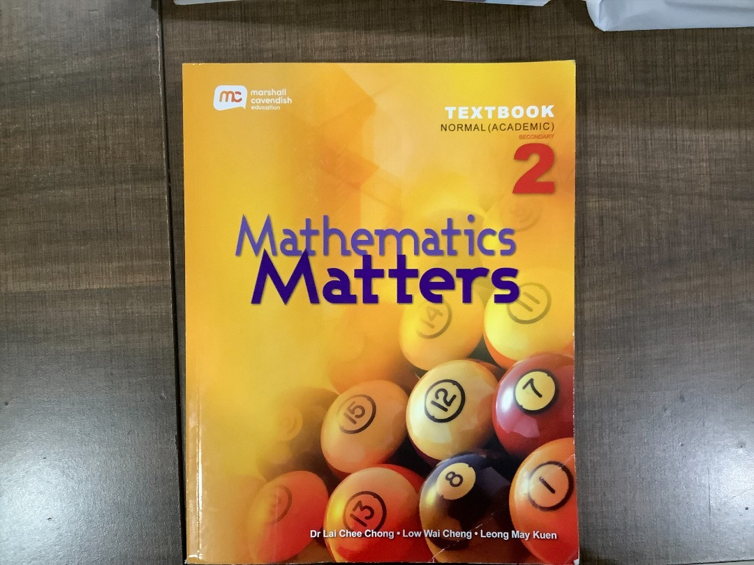 Marshall Cavendish Education Mathematics Matters secondary 2, Hobbies ...