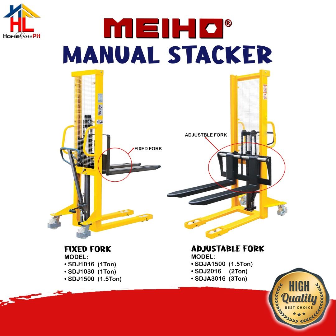 Meiho Manual Stacker, Commercial & Industrial, Industrial Equipment on Carousell