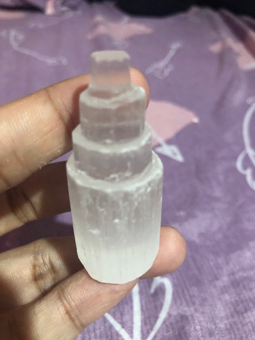 Mini Natural Selenite Tower, Announcements on Carousell