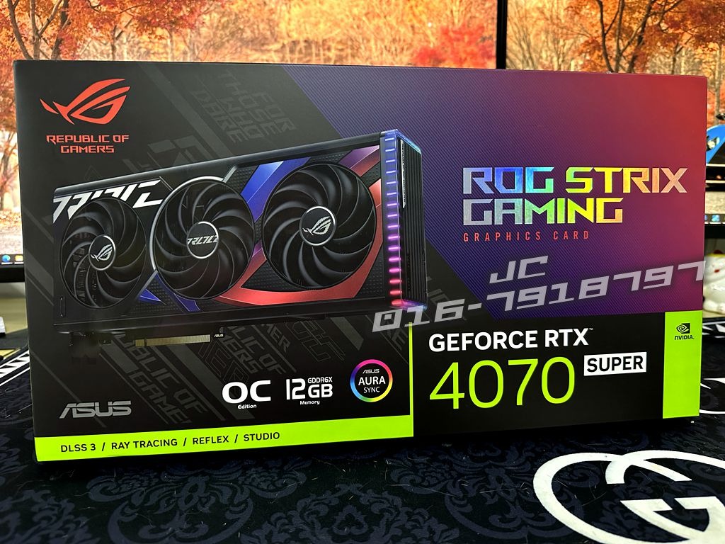 [NEW]Asus ROG RTX4070 Super STRIX 12GB Gaming MSI Suprim Aorus Vulcan ...