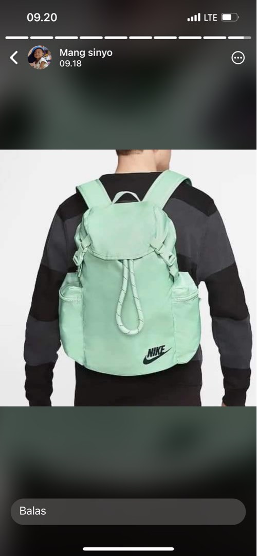 Nike Heritage Rucksack Backpack - Beige Cream, Fesyen Wanita, Tas ...