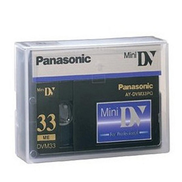 Panasonic Mini DV for Professional 63min AY-DVM63PQ, Photography, Video ...