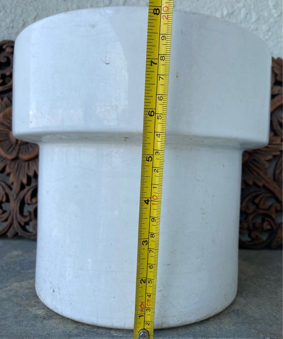 Ikea Pasu Seramik/ white vase/ pot , Furniture & Home Living, Gardening ...