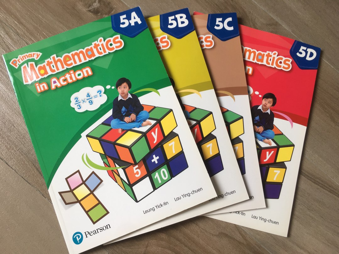 Pearson Primary Mathematics P5 Textbook, 興趣及遊戲, 書本 & 文具, 教科書 - Carousell