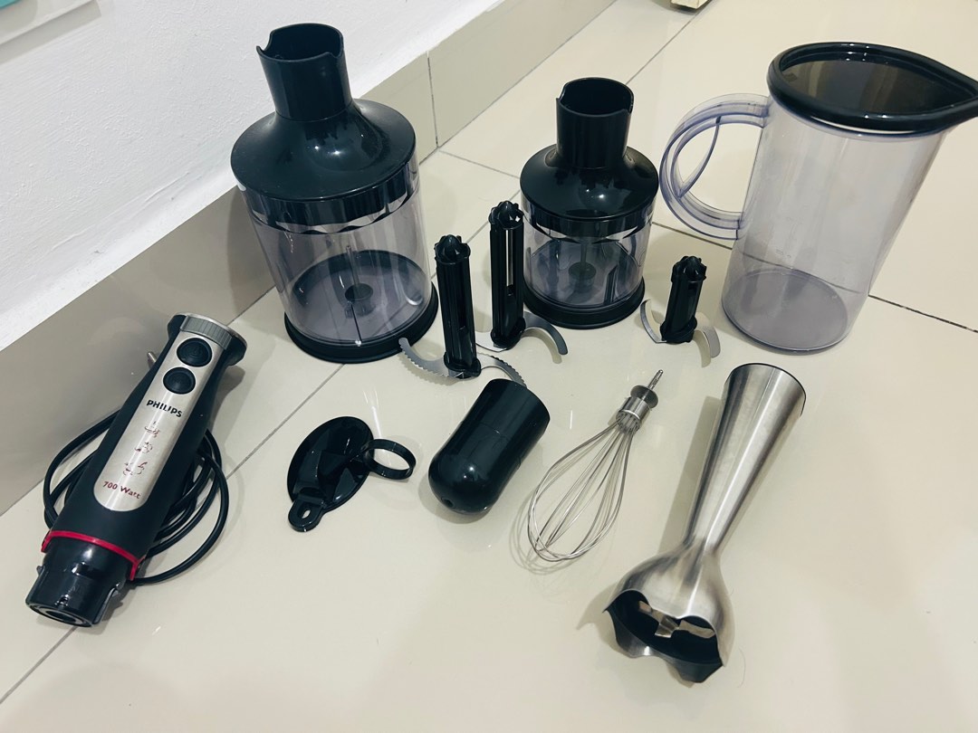 Philips Hand Blander/Mixer Set 700W, TV & Home Appliances, Kitchen ...