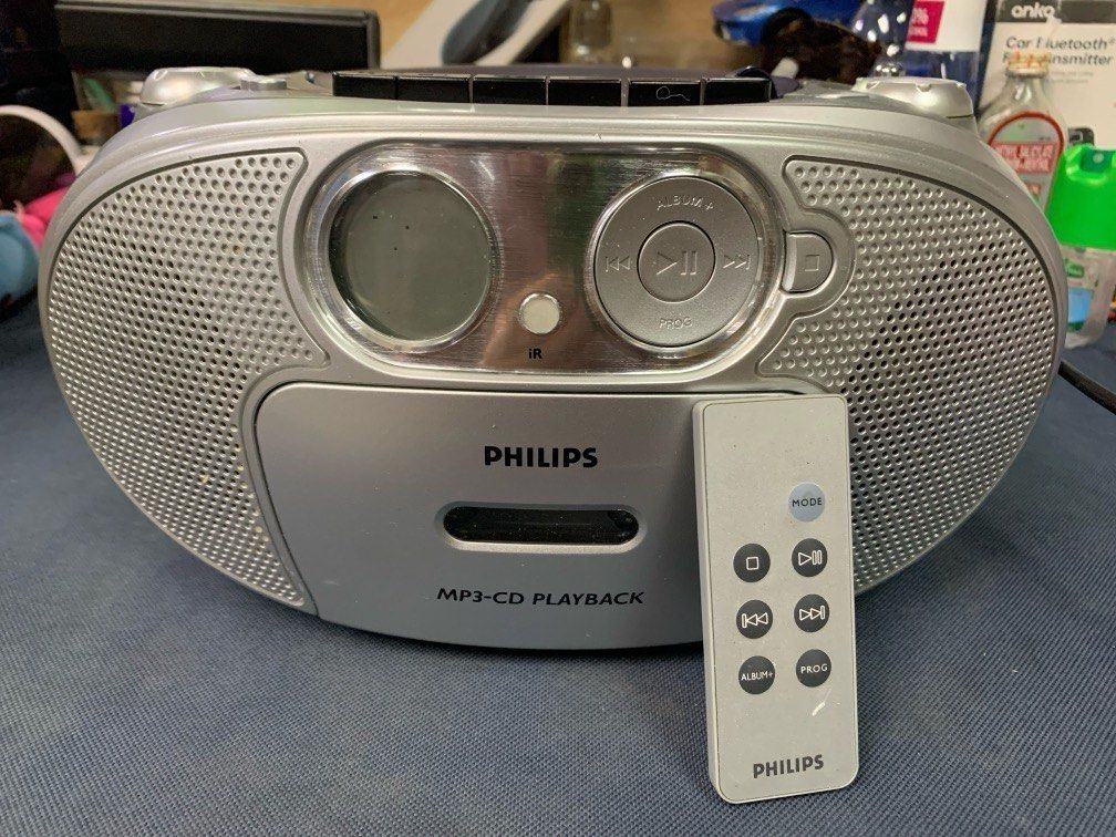 Philips Mp3 Cd Player Portable Radio - 220volts with remote, Audio ...