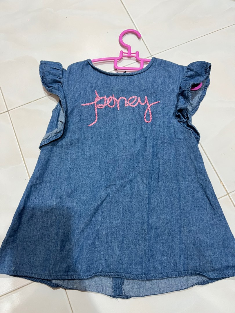 Poney dress, Babies & Kids, Babies & Kids Fashion on Carousell