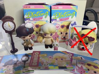 Popmart Dimoo washbag rare limited edition white, Hobbies & Toys, Toys ...