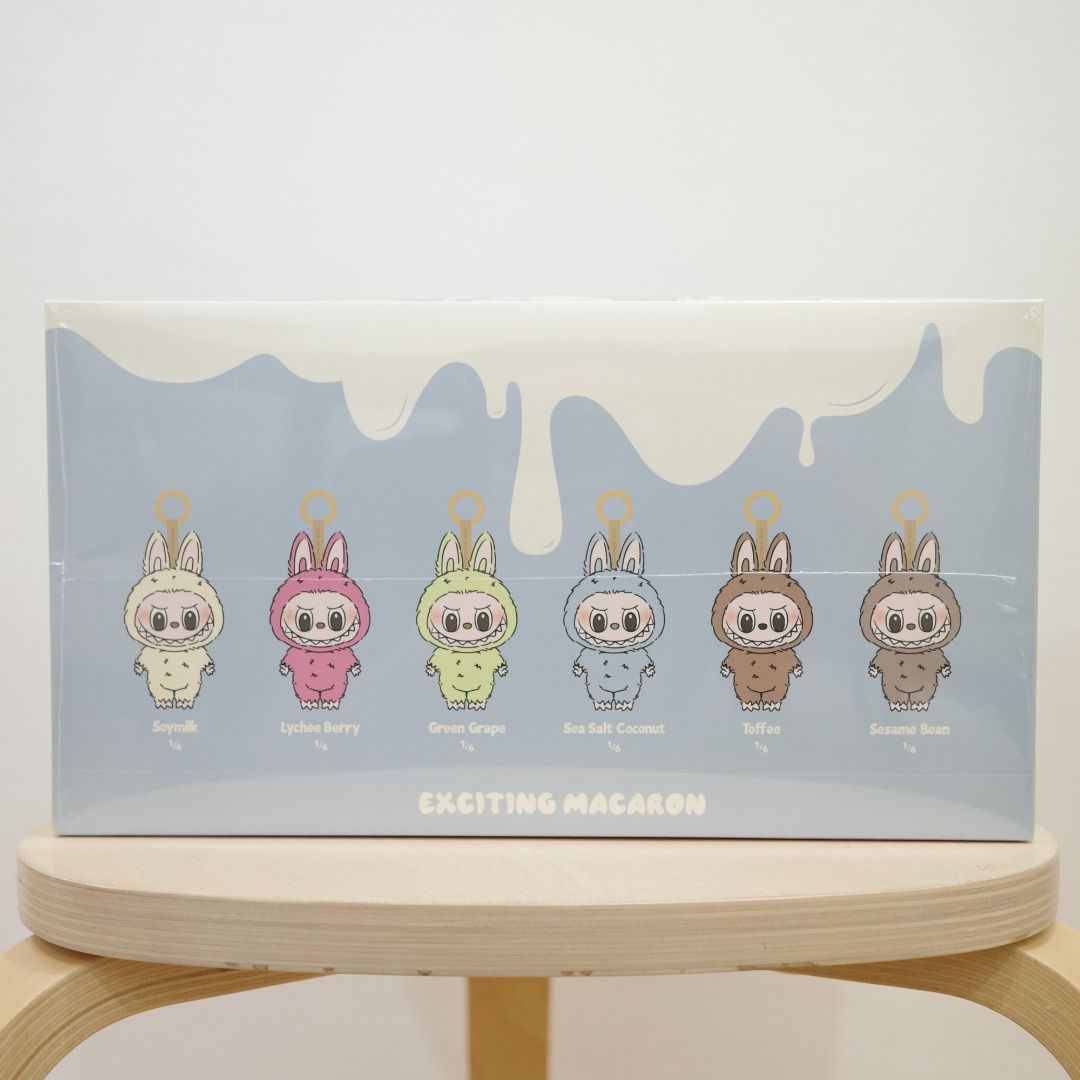 POP MART LABUBU THE MONSTERS - Tasty Macarons Vinyl Face Blind Box ...