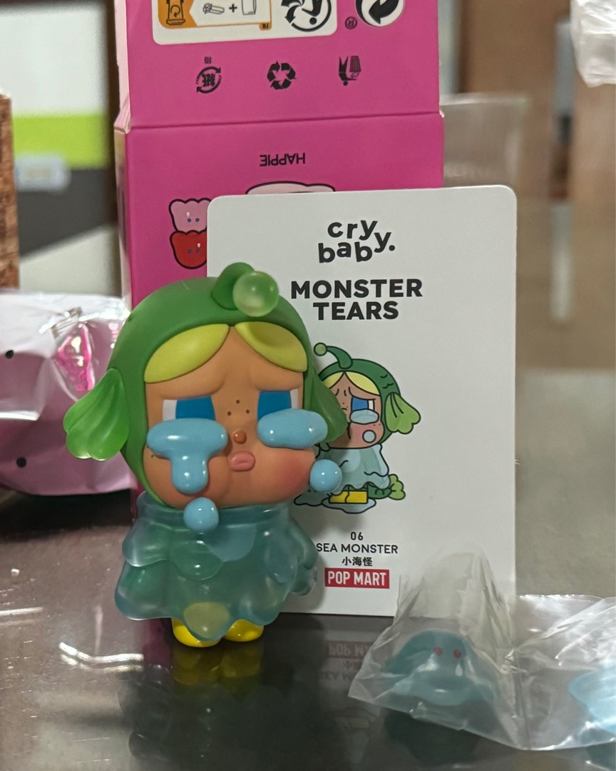 POP MART Monster Tears - Sea Monster, Hobbies & Toys, Toys & Games on ...