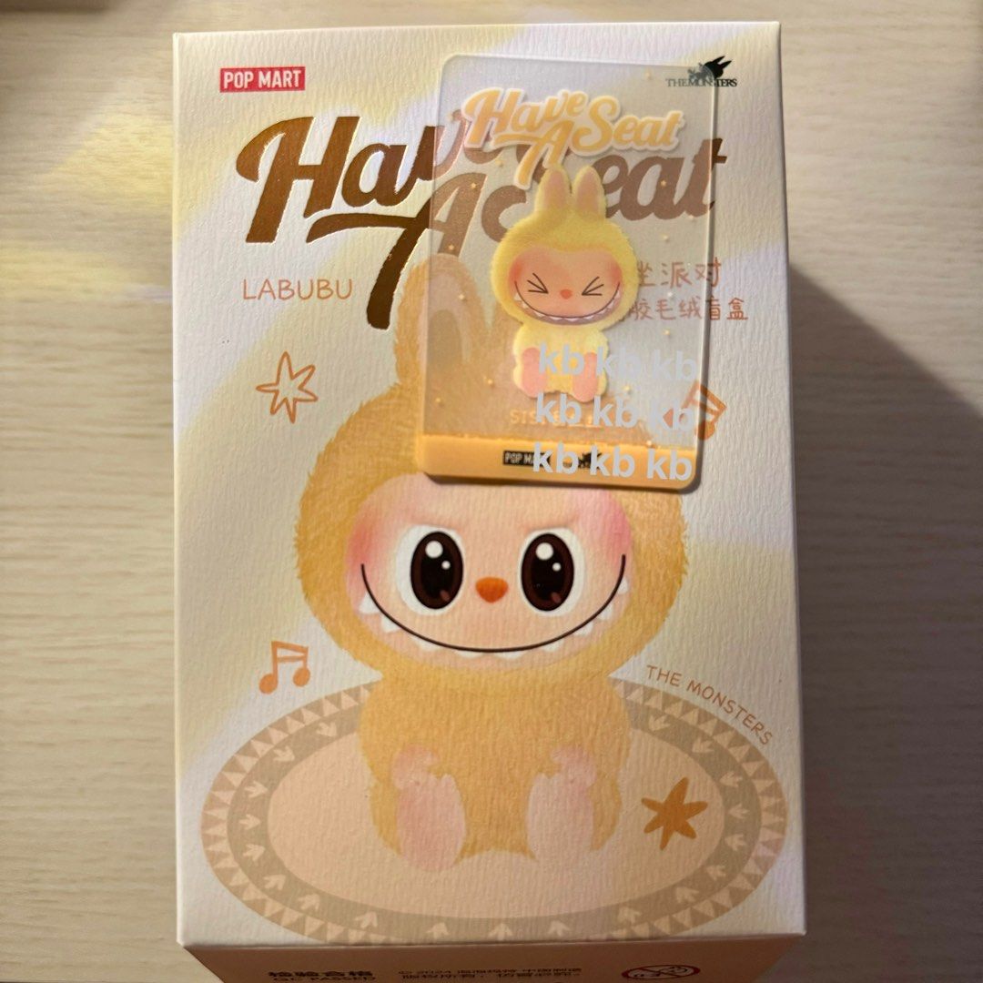 SEALED sisi zizi hehe - Labubu v2 have a seat, Babies & Kids, Infant ...