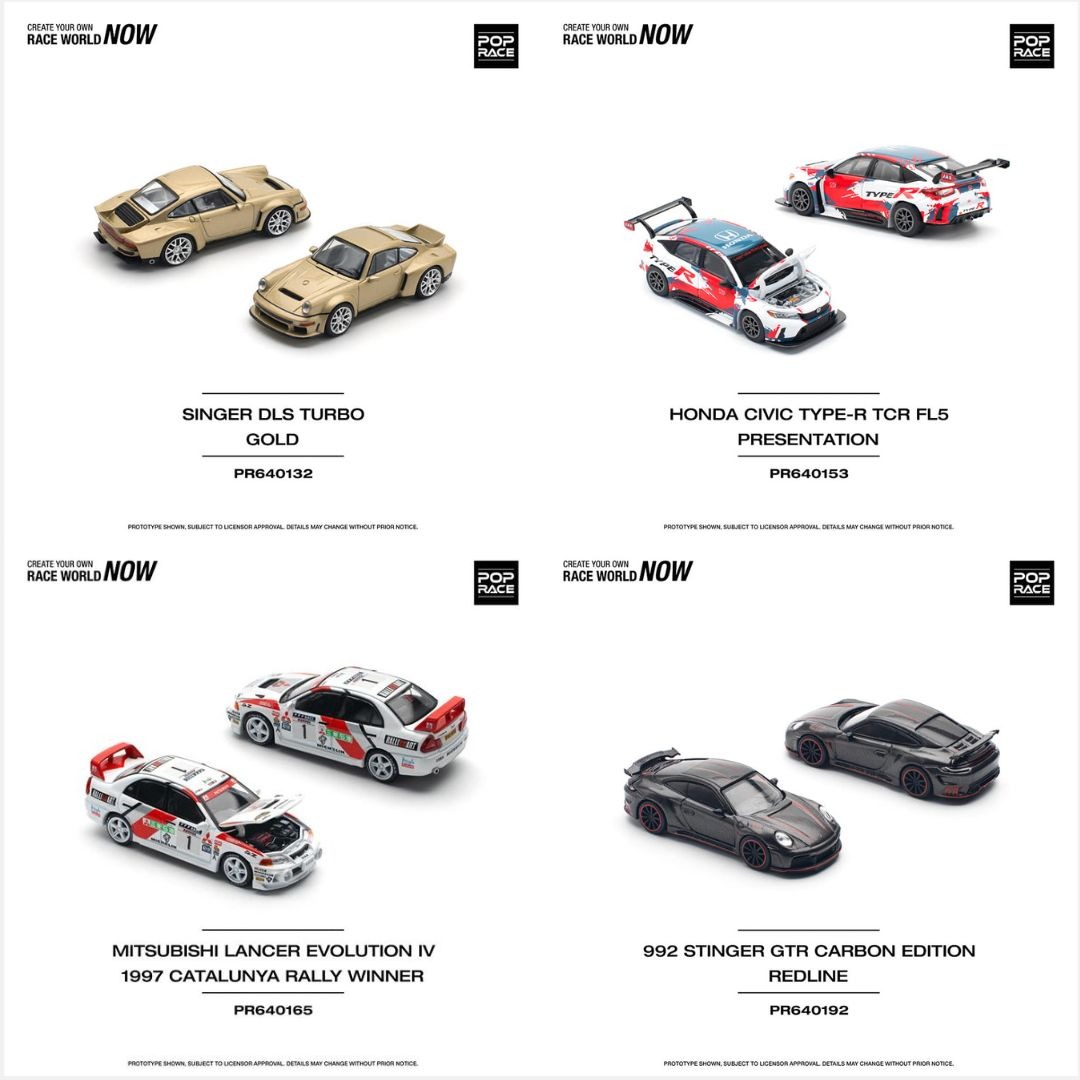 POP RACE Aug Release - SINGER DLS TURBO | HONDA CIVIC TYPE-R (FL5 ...