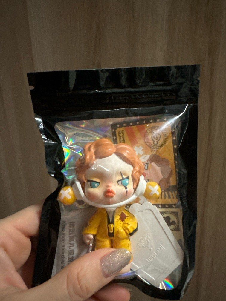 Popmart Skull Panda blindbox 100% - Action Cut Series - Grumpy ...