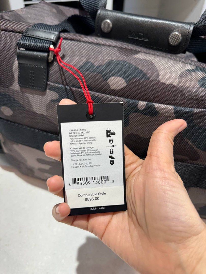 (PREORDER) TU CHARGE DUFFEL, Men's Fashion, Bags, Briefcases on Carousell