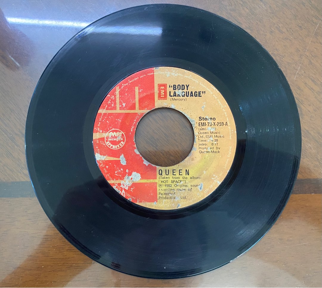 Queen - Body Language / Life Is Real - Philippines Original Music VINYL ...