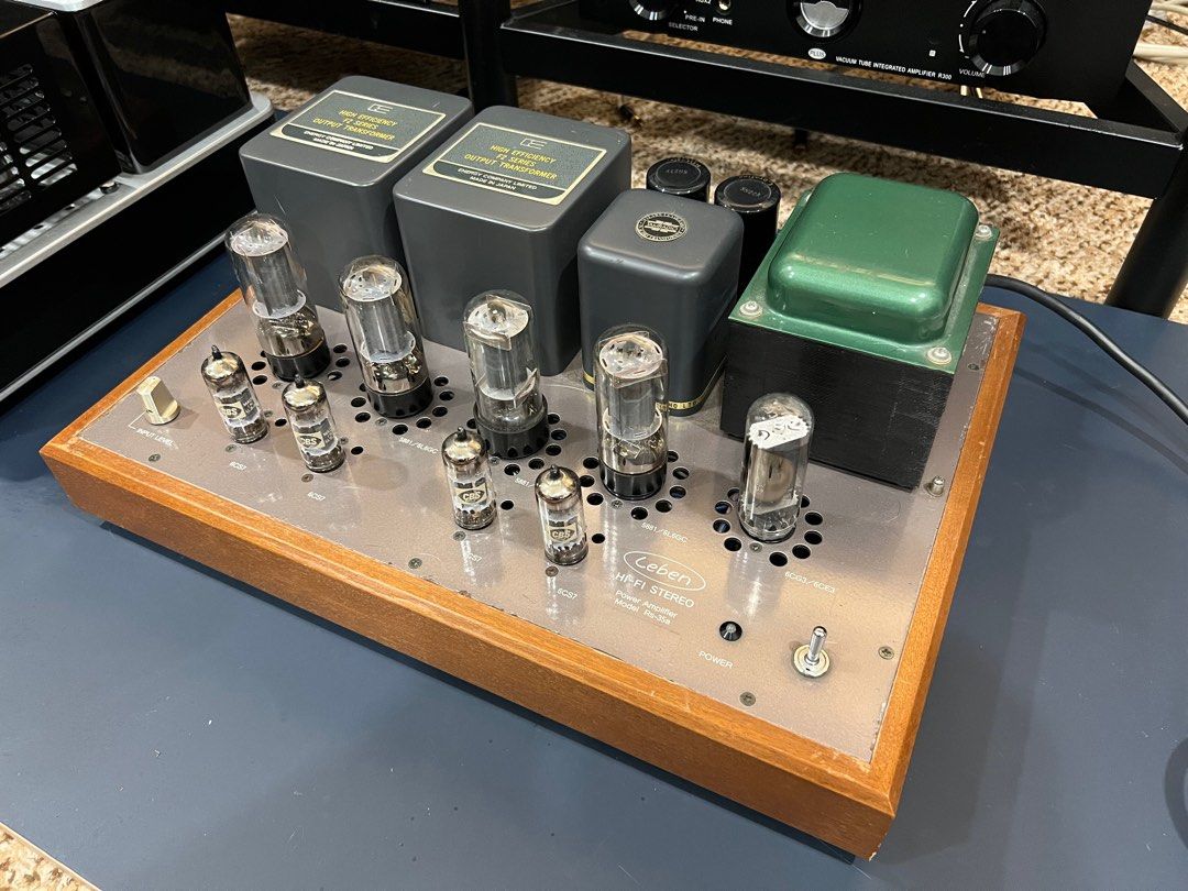 Leben Japan 240v Handcrafted Rs-35a Tube Class A Power Amplifier