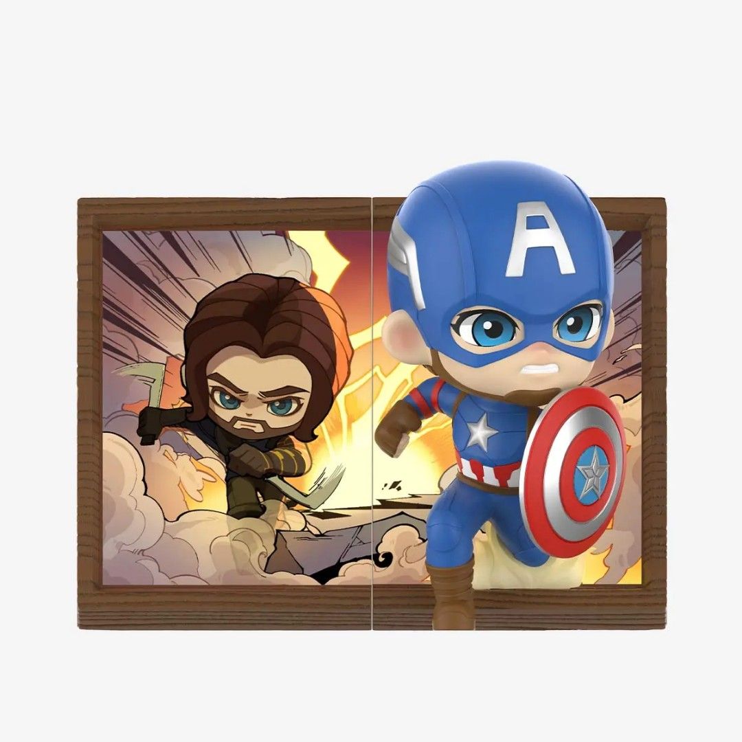 (Selected) READY STOCK! Original Pop Mart Marvel Photo Frame Series ...