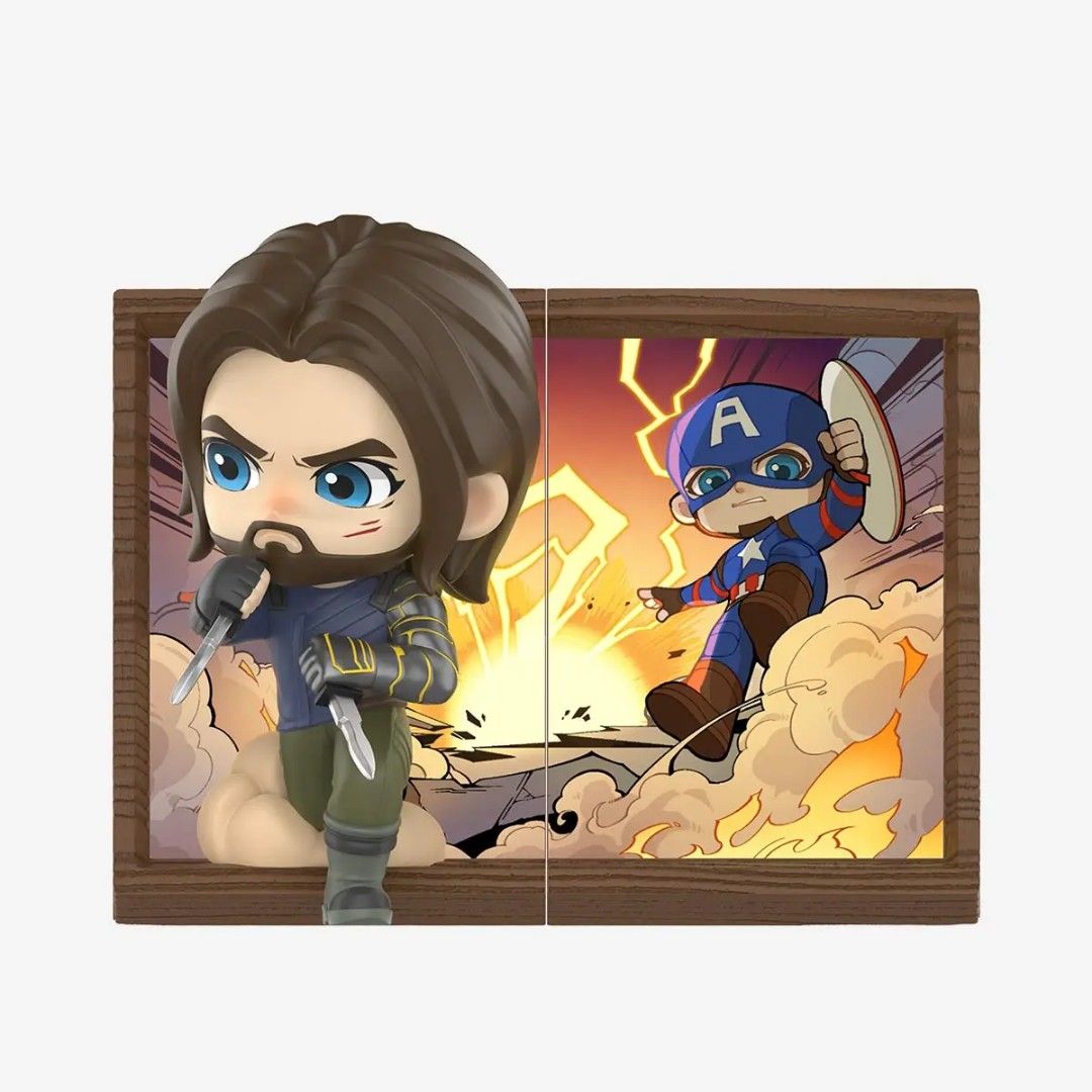 (Selected) READY STOCK! Original Pop Mart Marvel Photo Frame Series ...