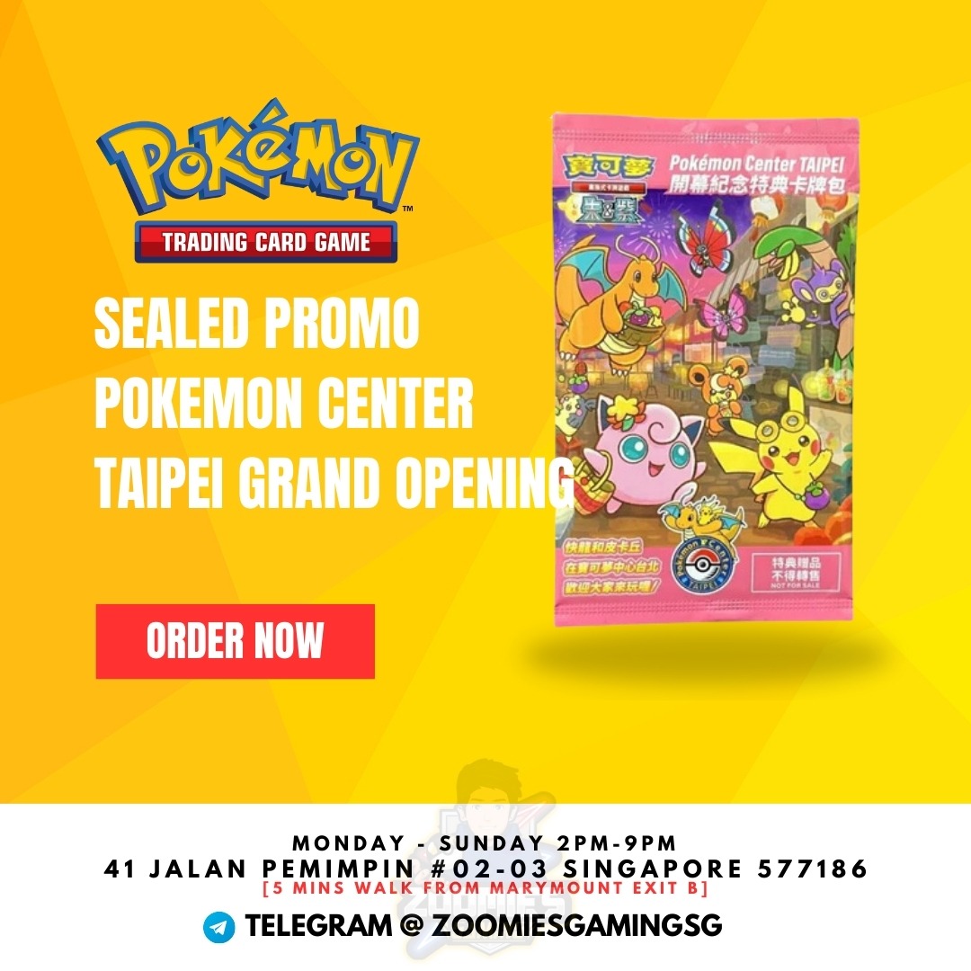 [Ready stock]Taipei Pokemon Center Exclusive Pikachu Promo Card ...
