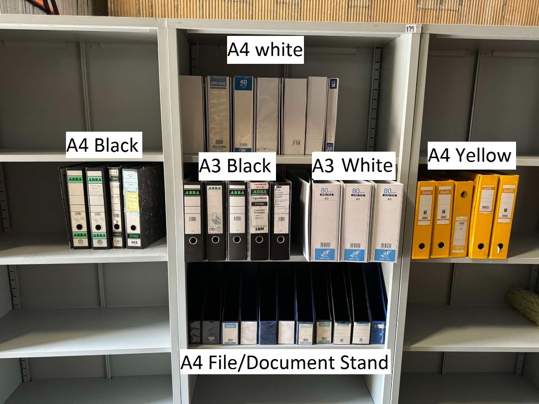 [RM1] A4/A3 Ring folder Arch File Folder Hardcover File Document holder ...