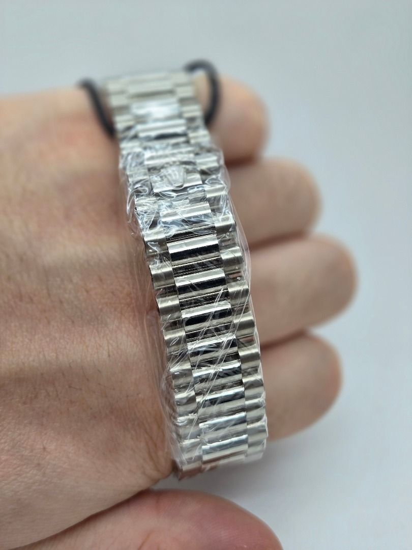 Rolex Day Date 36 Pink Opal White Gold 36mm 128239 Diamonds DD36 ...