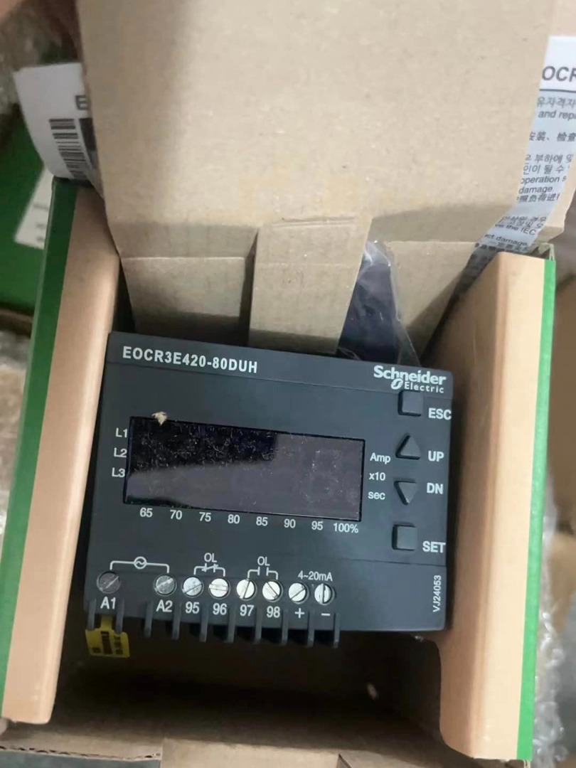 SCHNEIDER ELECTRIC Digital Electronic Over Current Relay | EOCR-3E420-80DUH, Commercial ...