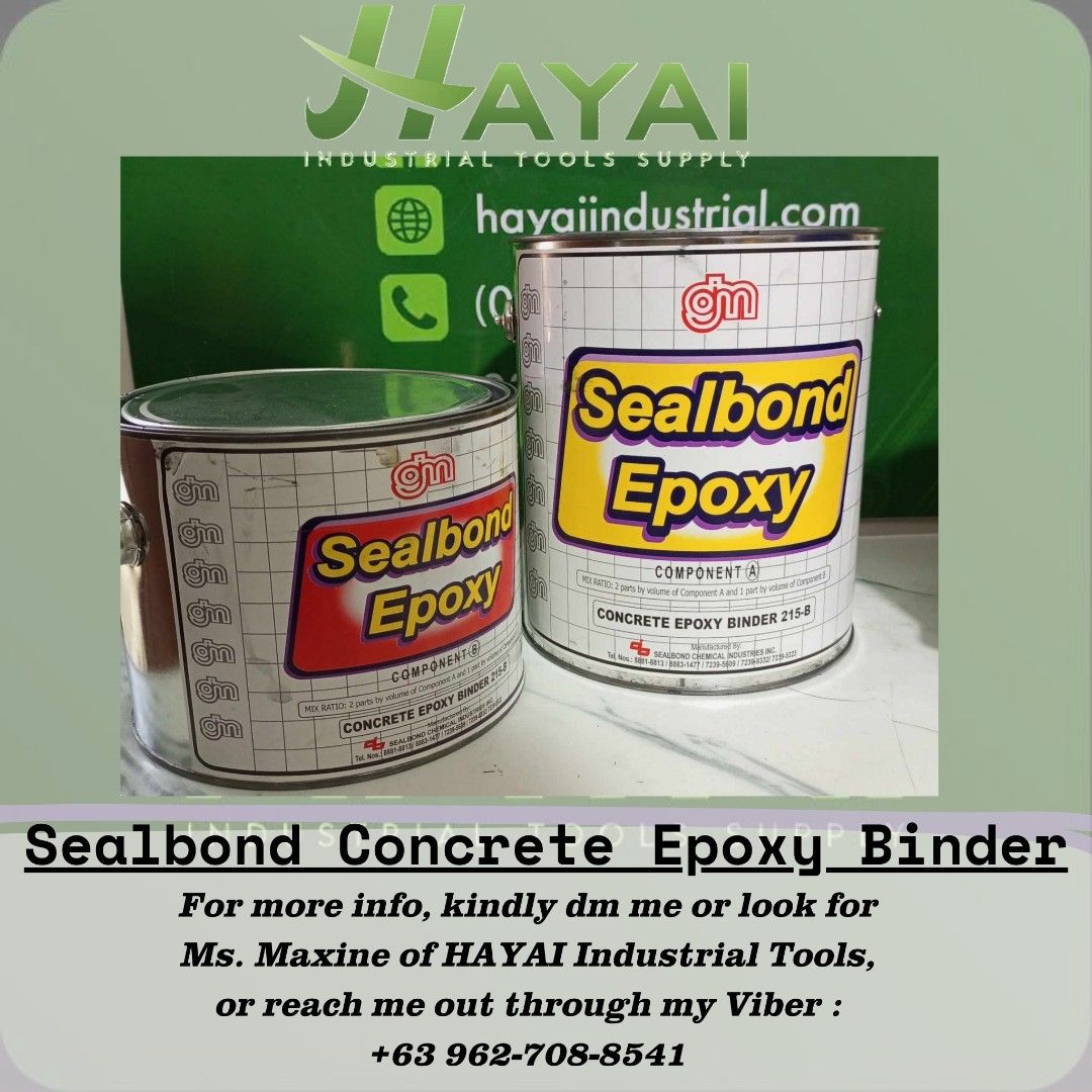 SEALBOND CONCRETE EPOXY BINDER, Looking For on Carousell