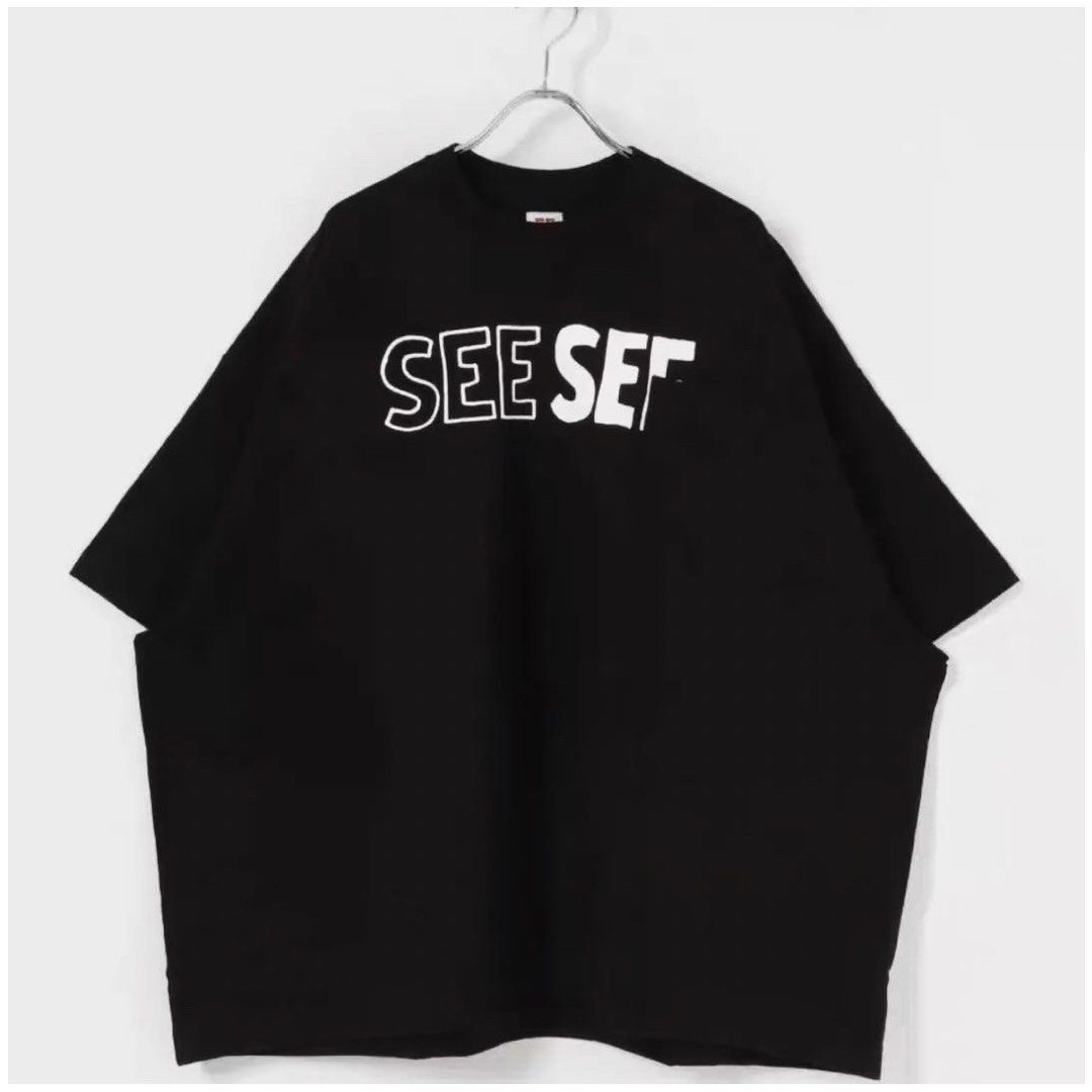 See See Big Pocket Font Logo Tee, Men's Fashion, Tops & Sets, Tshirts ...