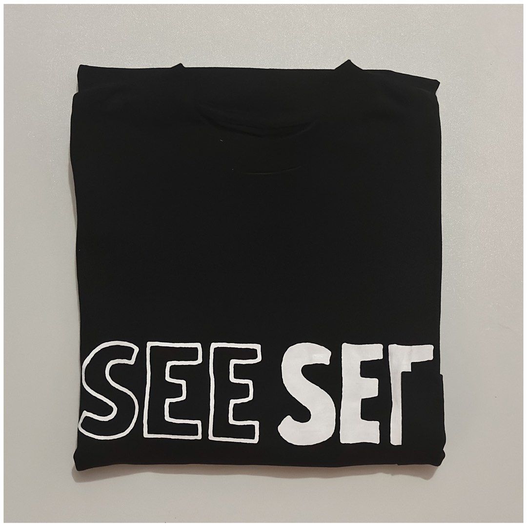 See See Big Pocket Font Logo Tee, Men's Fashion, Tops & Sets, Tshirts ...