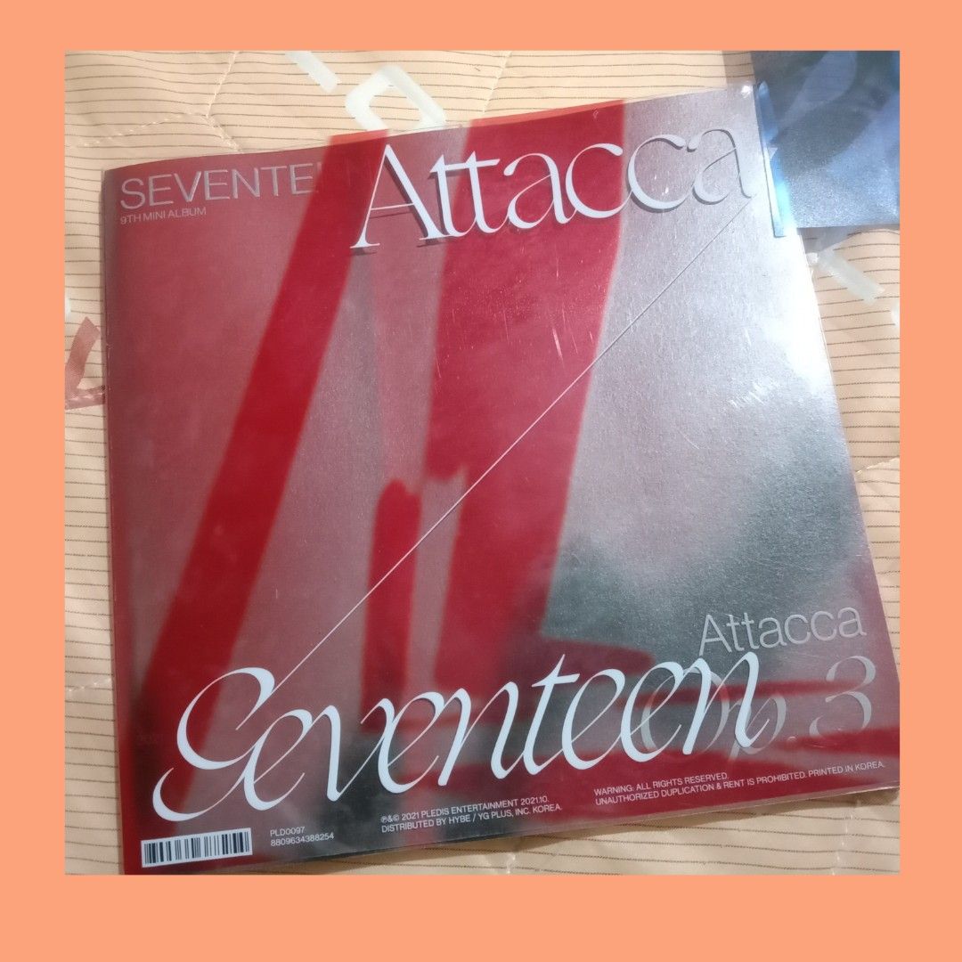 SEVENTEEN ATTACA PHOTOBOOK (0PT 3), Hobbies & Toys, Collectibles ...