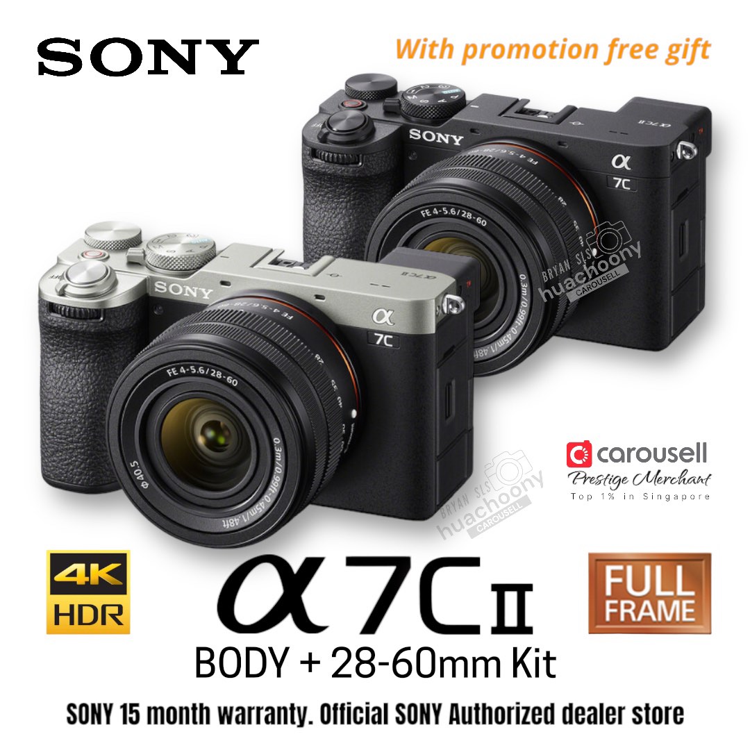 Sony A7C II 28-60mm | A7CII | A7 C II | A7CM2 | A7C M2 | A7C MII | A7C ...