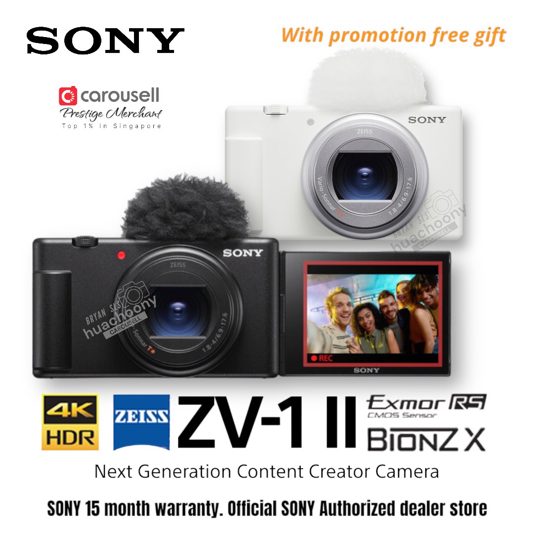 Sony ZV-1 II | ZV1 II | ZV-1 M2 | ZV-1M2 | ZV1 M2 | | ZV1M2, Photography, Cameras on Carousell