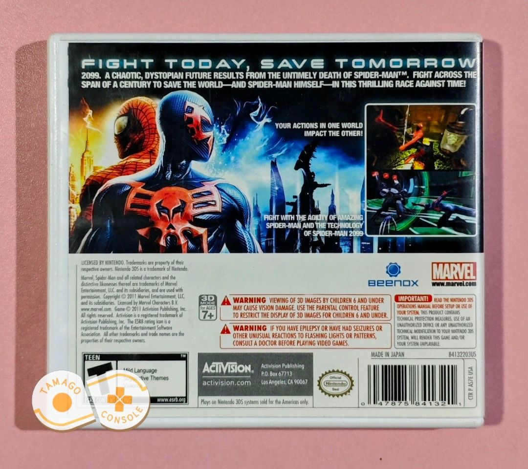 Spiderman: Edge of Time - [3DS Game] [NTSC / ENGLISH Language], Video ...
